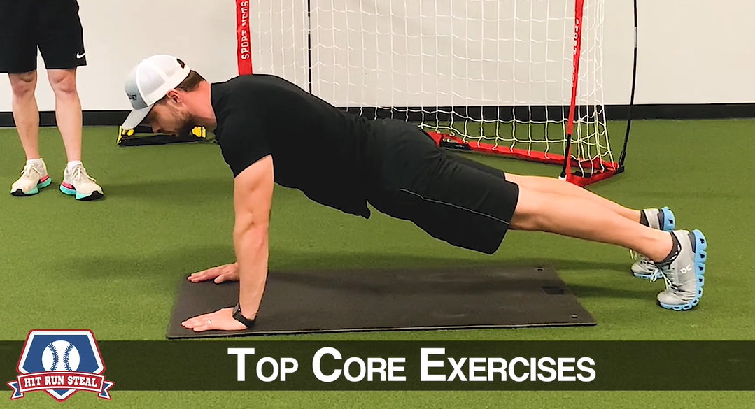 Core Exercises - Push Up Shoulder Taps – Hit Run Steal