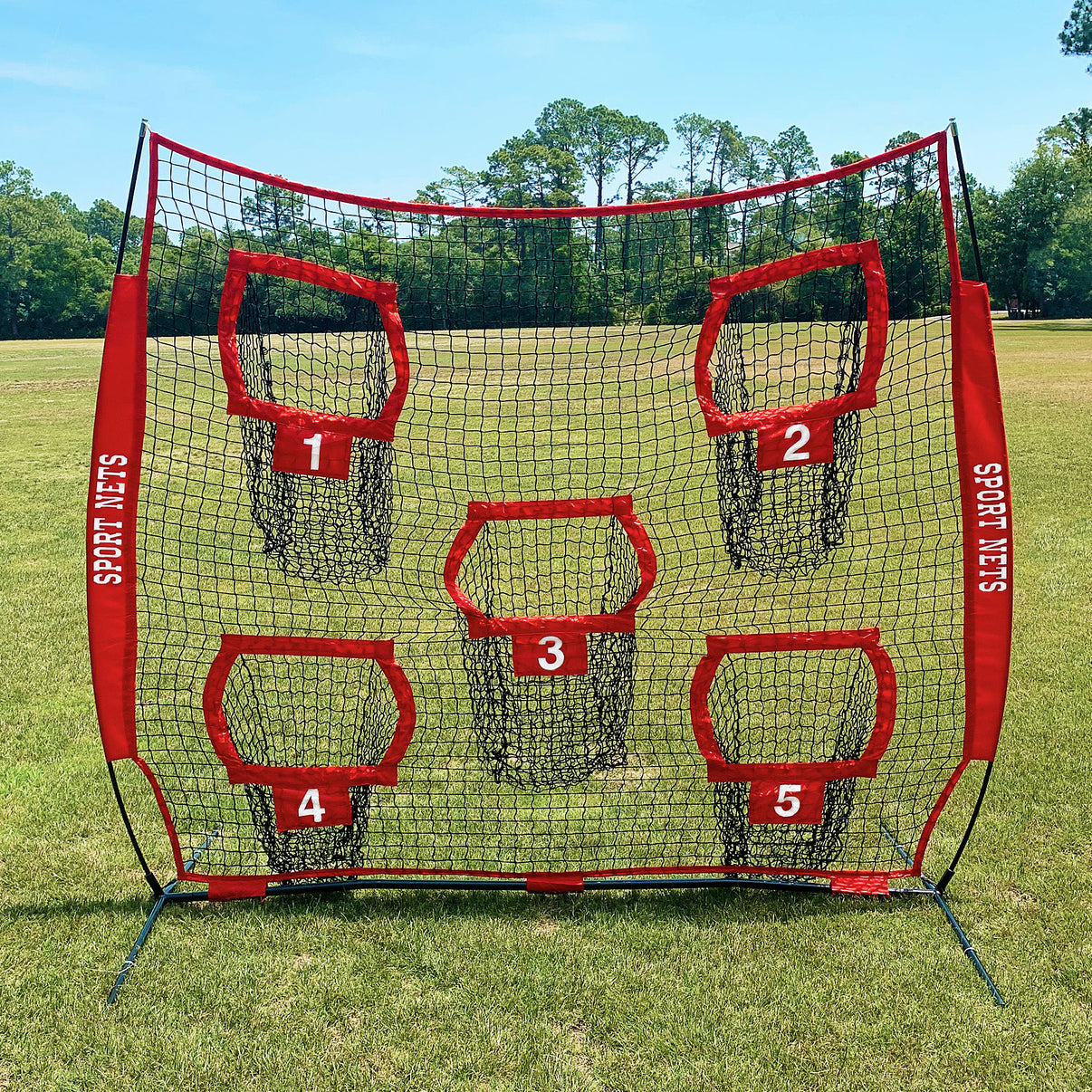 Football Throwing Net - Hit Run Steal