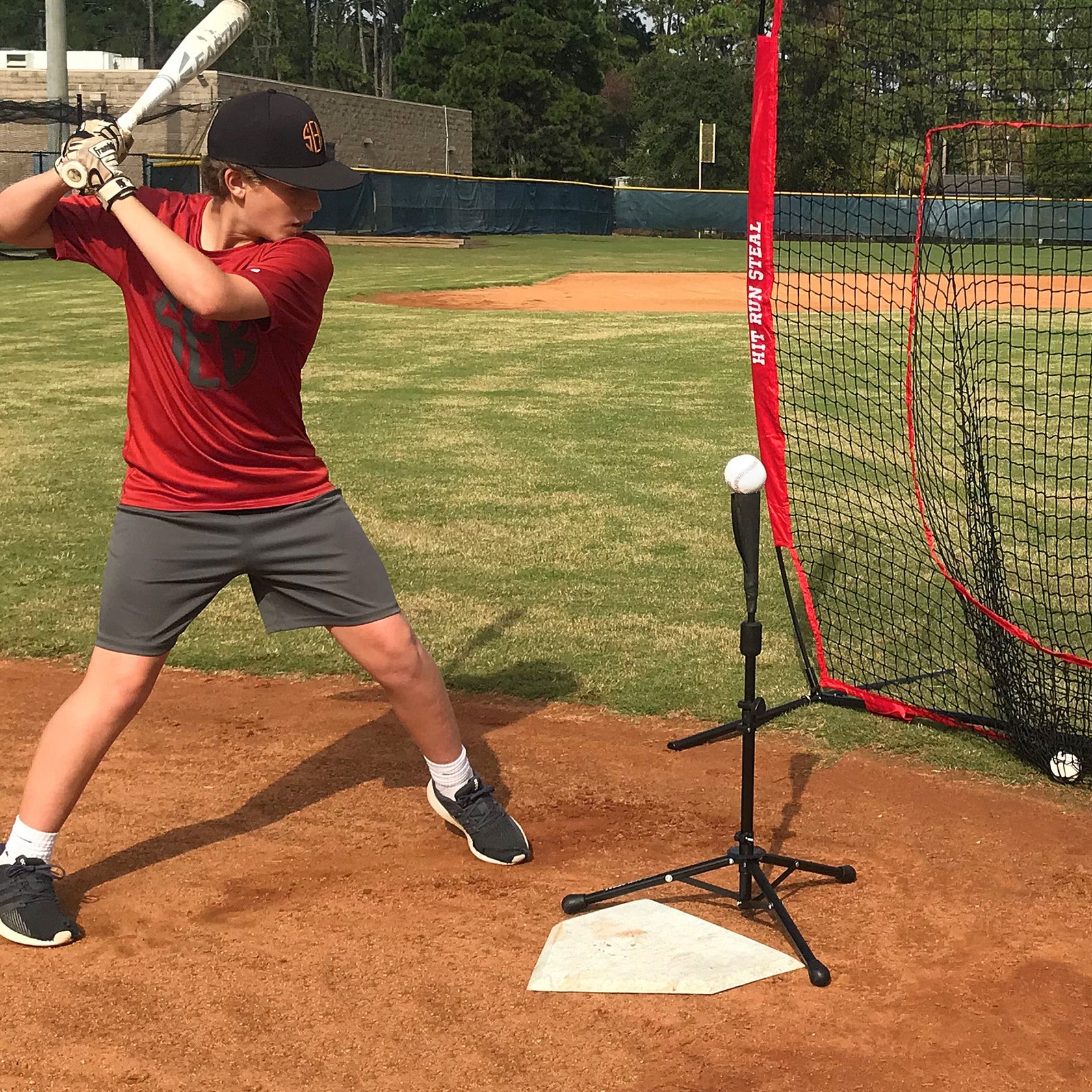 Batting Tee for Travel - Hit Run Steal